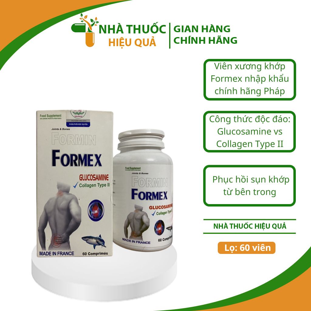 Phục hồi sụn khớp: Formex - Glucosamin